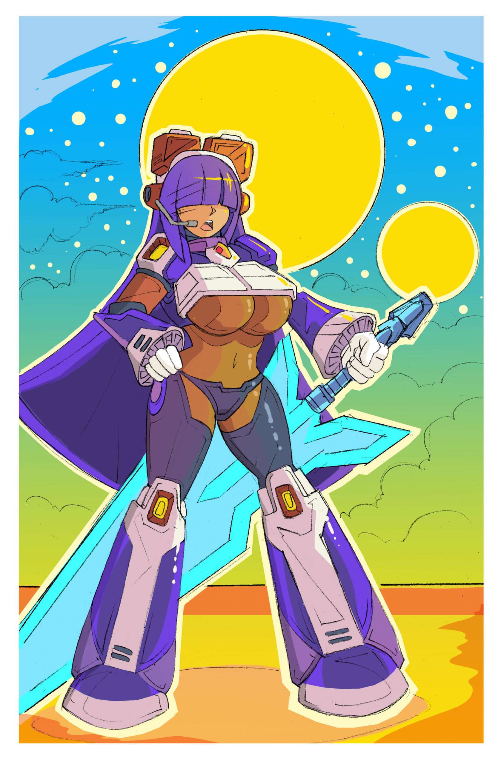 Iris Gun - Tim S. Megaman Art